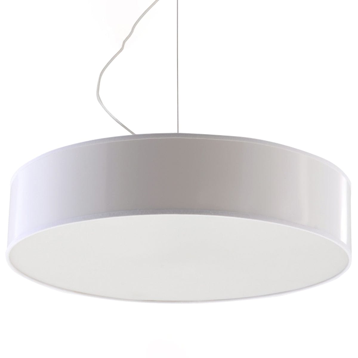 Arena White Ceiling Lamp - 3x E27 LED - Modern PVC Design - 45x45x11 c ...