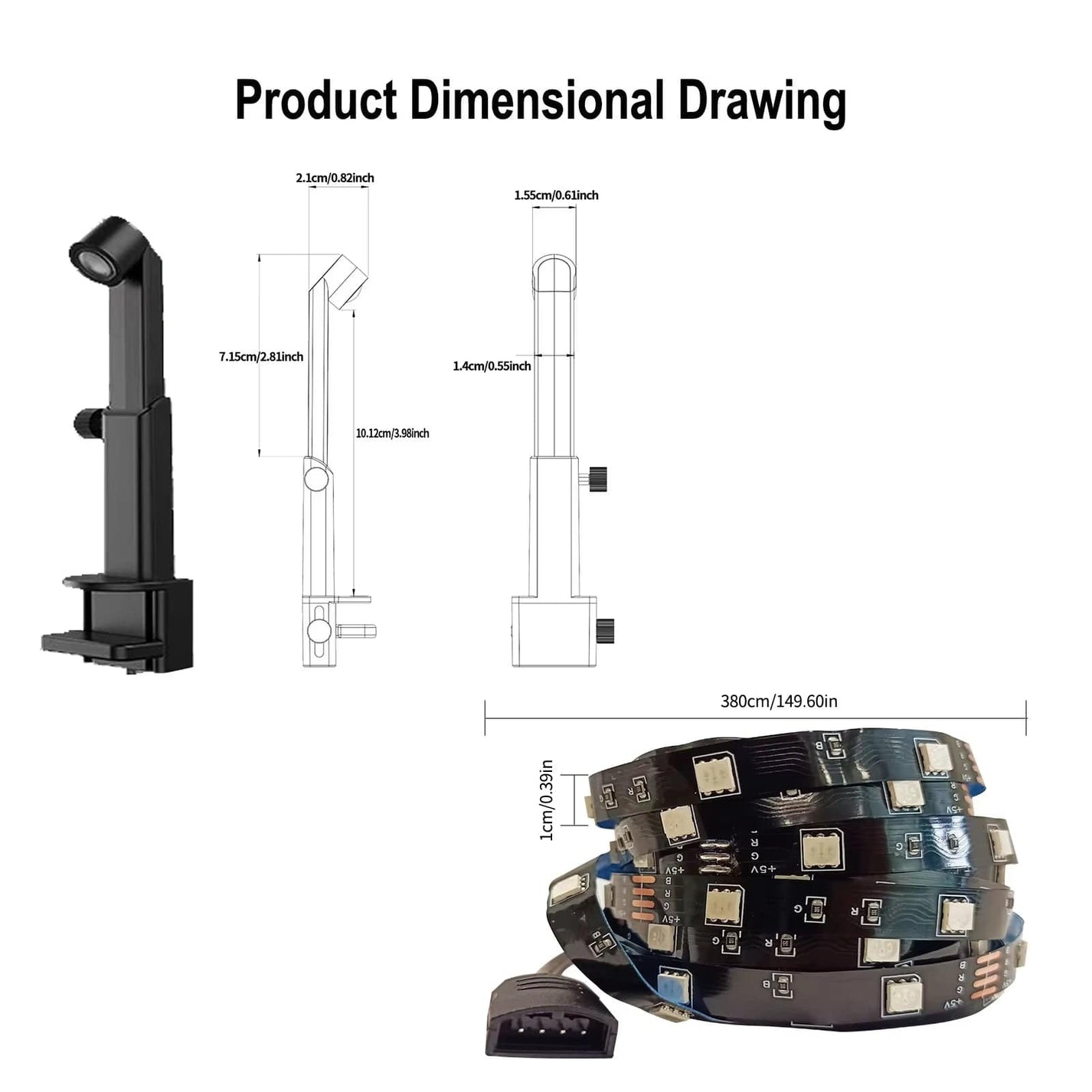 RGBIC LED Strip Light With Adhesive Mount – App Controlled - Colour ...